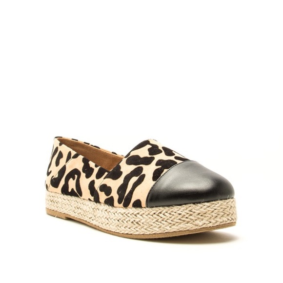 Shoes | Leopard Print Espadrille Sneakers | Poshmark
